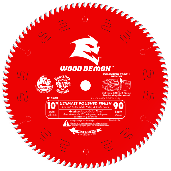 Wood Demon™ The Ultimate Polished Finish Saw Blade