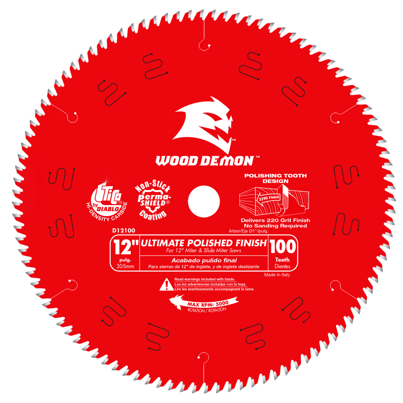 Wood Demon™ The Ultimate Polished Finish Saw Blade